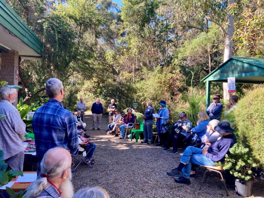 Sylvan Grove – Jan Douglas speaking – Cathy Wilkes photo small_20220504 ...